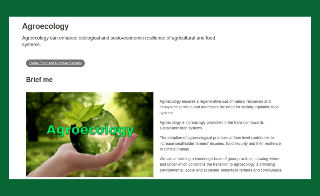 Agroecology resources | Agroecology Coalition